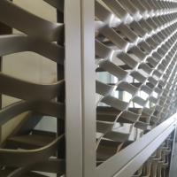 China Aluminum expanded metal mesh Curtain Wall GOLD COPER COLOUR for sale