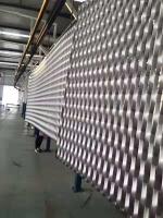 China Aluminum expanded metal mesh Curtain Wall GOLD COPER COLOUR for sale