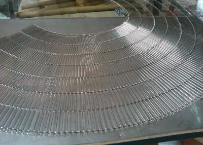 China Flat Flex 304 Stainless Steel Wire Mesh Conveyor Belt 220V for sale