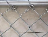 China Galvanized Trellis Wire Mesh Security Fence / Chain Link Temporary Fence 2.5mm diameter for sale
