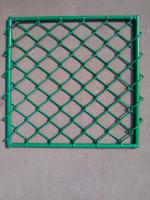 China Galvanized Trellis Wire Mesh Security Fence / Chain Link Temporary Fence 2.5mm diameter for sale