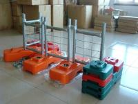 China Galvanized Movable Fence Temporary Fence / Safety Fence Net 3mm diameter for sale