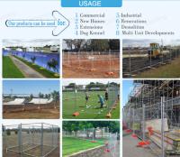 China Portable Windbreak Fence Panels / Temporary Outdoor Fence 2.4m width 3mm diameter for sale