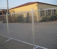 China Temporary Portable Metal Fence Panels / Steel Plate Fence 2.2m Width 5mm diameter for sale