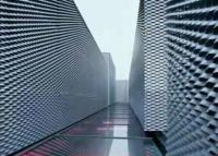 China Aluminum 3003 Expanding Wire Mesh 0.5mm Thickness Metal Building Facade Customized for sale