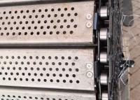 China Hinged Plate Chain Link Conveyor Belt 20kgs SS304 Corrosion Resistant for sale