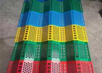 China Perforated Windbreak Fence Panels Dustproof Galvanized Metal Fence Rails for sale