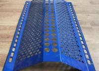 China Perforated Windbreak Fence Panels Dustproof Galvanized Metal Fence Rails for sale