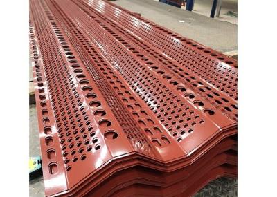 China Decorative Windbreak Fence Panels Screen 2.4m Length 0.8mm Thickness Galvanized for sale