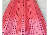 China Refinery Windbreak Fence Panels / Dust Control Net sprayed 1.22m Length for sale
