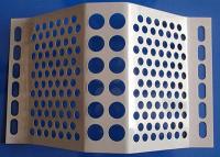 China 2.4m Length Wind Dust Fence / Perforated Metal Screen Wall Galvanized for sale