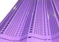 China 2.4m Length Wind Dust Fence / Perforated Metal Screen Wall Galvanized for sale