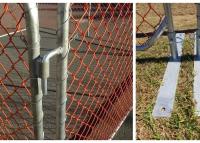 China Galvanized Trellis Wire Mesh Security Fence / Chain Link Temporary Fence 2.5mm diameter for sale