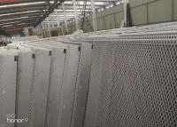China PVDF coated Expanding Wire Mesh / Metal Curtain Wall Anodized Gold Copper Colour for sale