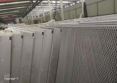 China PVDF coated Expanding Wire Mesh / Metal Curtain Wall Anodized Gold Copper Colour for sale