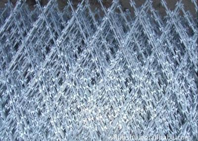 China CBT 65 Razor Blade Wire Fence Hot Dipped Galvanized 0.5mm Thickness for sale