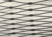 China Woven Metal Wire Rope Mesh 0.5m Width Stainless Steel 304 For Balustrade Infill for sale