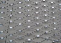 China Woven Metal Wire Rope Mesh 0.5m Width Stainless Steel 304 For Balustrade Infill for sale