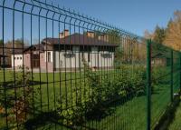 China PVC Welded Wire Green Mesh Security Fencing 358 2.2m width for sale
