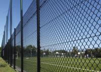 China 75x75 mm Wire Security Fence Panels / PVC Chain Link Fence galvanized for sale