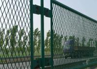 China PVC Flattened Expanded Steel Mesh Sheet Diamond 1.8m Height for sale