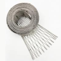 China 20mm Hole 316 Stainless Steel Wire Rope Ferrule Mesh Netting For Balustrade for sale