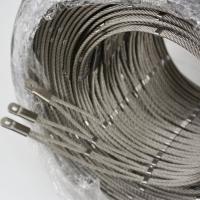 China 20mm Hole 316 Stainless Steel Wire Rope Ferrule Mesh Netting For Balustrade for sale