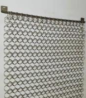 China 9x12 Aluminum Link Chain Decorative Mesh Curtain 2mm Diameter for sale