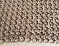 China Gold Metal 1.5mm Decorative Wire Mesh Chain Link Fence Screen Customization for sale