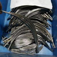 China Flat Flexible Bare 3.5mm Braided Stainless Steel Wire for sale