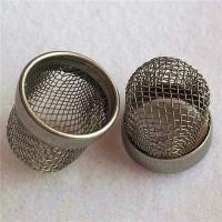 China 60-120 Mesh Ss Wire Mesh Filter Strainer Cap For Industrial Filtering for sale