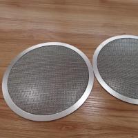 China Sus316l 10 Micron Sintered Porous Disc Filter 2.0mm Thickness Dia 90mm for sale