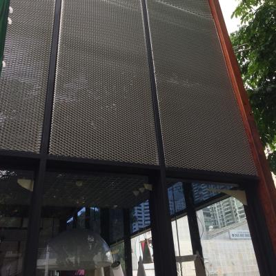 China Aluminium 5052 Expanding Wire Mesh Powder Coating for sale