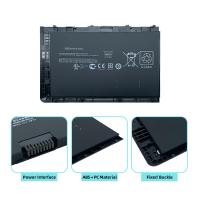 China New Battery for hp Bt04xl 14.8V 52Wh 8 Cells Batteries Lithium HP Laptop Battery EliteBook 9470 9470M 9480M BA06 BT04 HSTNN-DB3Z for sale
