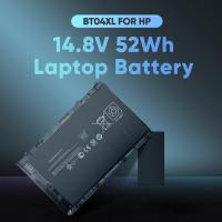 China New Battery for hp Bt04xl 14.8V 52Wh 8 Cells Batteries Lithium HP Laptop Battery EliteBook 9470 9470M 9480M BA06 BT04 HSTNN-DB3Z for sale