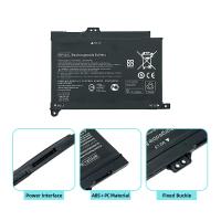 China Laptop Battery BP02XL for HP Pavilion PC 15 AU000 Series HSTNN-LB7H HSTNN-UB7B 7.7V 41Wh 4800mAh Laptop Battery for sale