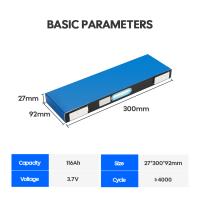 China 3.7V 116Ah LFP Prismatic Cell LiFePO4 Battery Forklift Ups Energy Storage System for sale