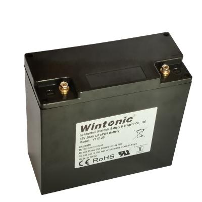 China Custom Lifepo4 Battery Pack 12V 10Ah 20Ah for LED Light Electric Scooter Electric Vehicle for sale