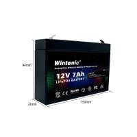 China UPS Battery 12v 7ah Lithium Battery case Pack Rechargeable 12v 7ah Lifepo4 Battery matrix for Door Access Control Motorcycle 48v for sale