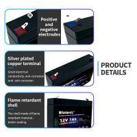 China UPS Battery 12v 7ah Lithium Battery case Pack Rechargeable 12v 7ah Lifepo4 Battery matrix for Door Access Control Motorcycle 48v for sale