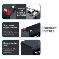 China Deep Cycle Lead Acid Replacement Waterproof Energy Storage UPS 12v 8Ah 7AH  Lifepo4 Lithium Ion Batteries Pack with BMS for sale