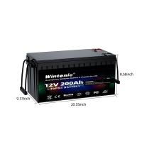 China Built-in BMS  Deep Cycle for RV Solar Boat Marine Trolling Motor Lithium Ion Pack 12v 200ah Lifepo4 Battery for sale