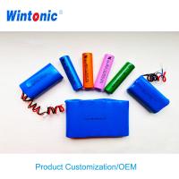 China 18650 Rechargeable Battery Cylindrical Li-ion Cell  High Energy Density for sale