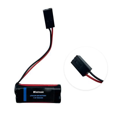China Li-ion Battery 7.4v Lithium Ion Battery Pack RC Battery for Remote Portable Device Electrical Toy Car 14650 NCM 900mAh for sale