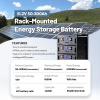 China 51.2V 50Ah-300Ah Rack-Mounted  Energy Storage Battery for sale
