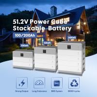 China 51.2V Power Cube Stackable Battery 100 200Ah Supply Power System, Solar Energy Storage System, Uninterruptible Power Supply for sale