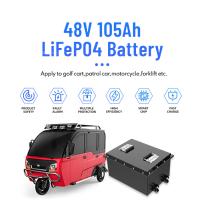 China 48V 105Ah Vehicle  Battery Pack Motorcycle Golf Cart Patrol Car Forklift for sale