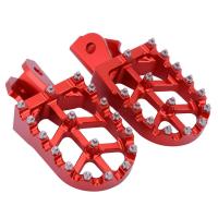 China Red Custom CNC Aluminum Alloy Surron Light Bee X Foot Pegs for Sur-Ron LightBee X/S for sale