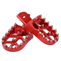China Red Custom CNC Aluminum Alloy Surron Light Bee X Foot Pegs for Sur-Ron LightBee X/S for sale