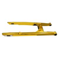 China Red Custom Logo CNC Aluminum Alloy Extended Swing Arm for Yamaha LC150 Y15 Thickened for sale
